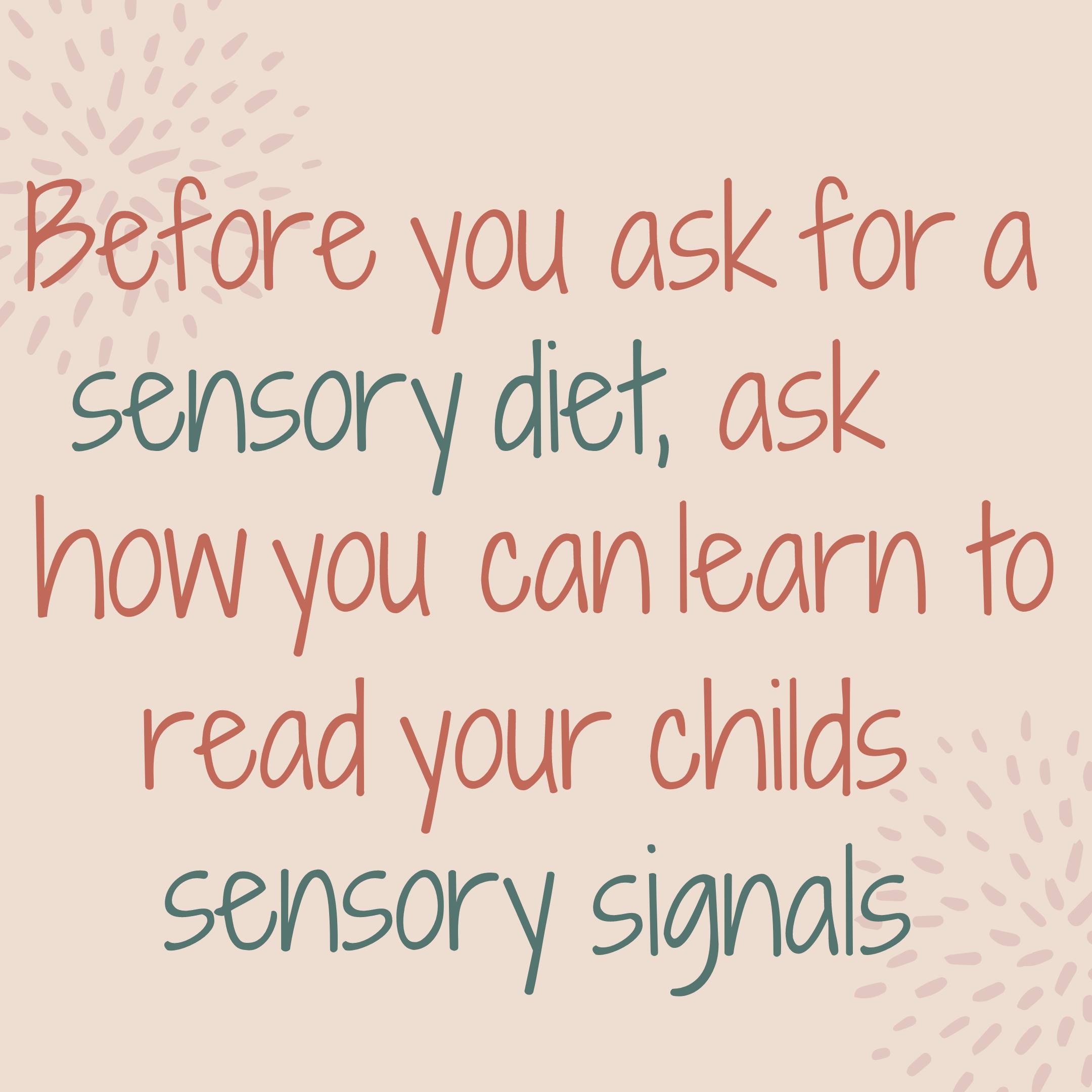 Reading a Child's Sensory Signals - The Well Balanced OT